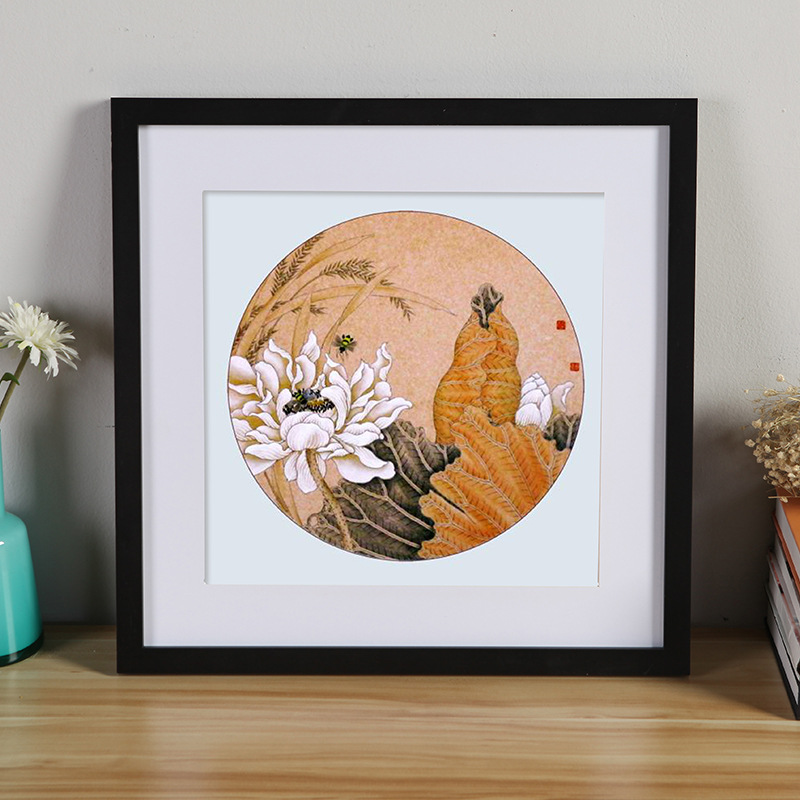 Pure solid wood square picture frame